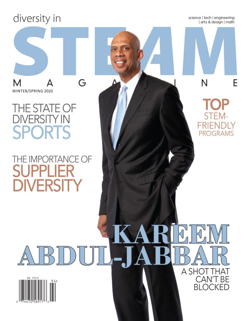 Cover of “Diversity in STEAM Magazine” (Winter/Spring 2020) - Iconomy