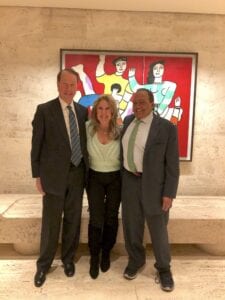 Deborah Morales with Tony James and Douglas Durst - Iconomy